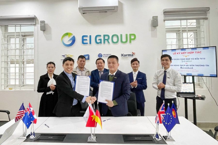 Tập đoàn EI Group liên kết với Sacombank triển khai trả góp 0% học phí cho học viên - Tập đoàn ...